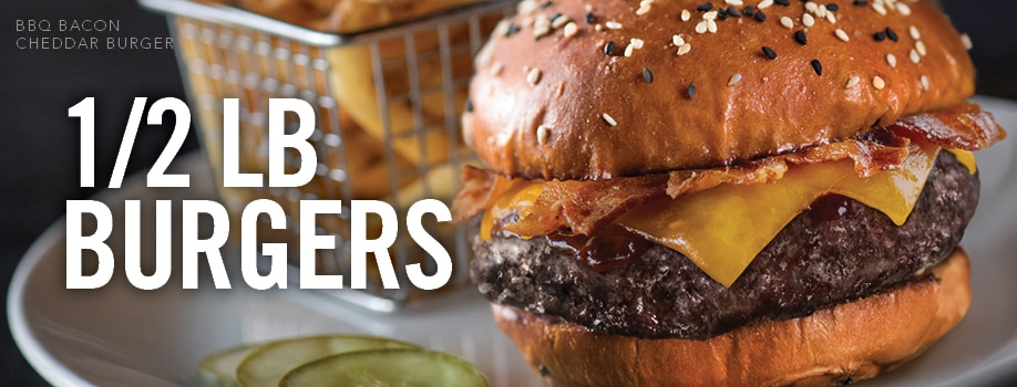 ½ LB BURGERS | Yard House HANDHELDS Menu